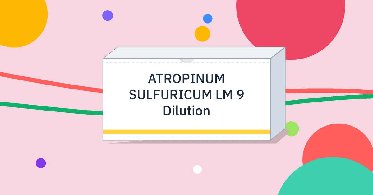 Symbolbild: Packung mit der Aufschrift ATROPINUM SULFURICUM LM 9 Dilution (PZN 13406749) – Verfügbarkeit und Bezug in Apotheken in Frankfurt am Main
