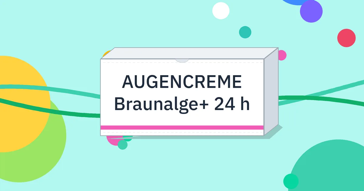 Symbolbild: Packung mit der Aufschrift AUGENCREME Braunalge+ 24 h (PZN 17428848) – Verfügbarkeit und Bezug in Apotheken in Frankfurt am Main