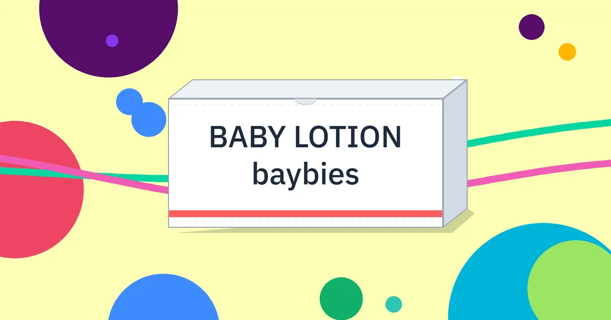 Symbolbild: Packung mit der Aufschrift BABY LOTION baybies (PZN 18268708) – Verfügbarkeit und Bezug in Apotheken in Frankfurt am Main