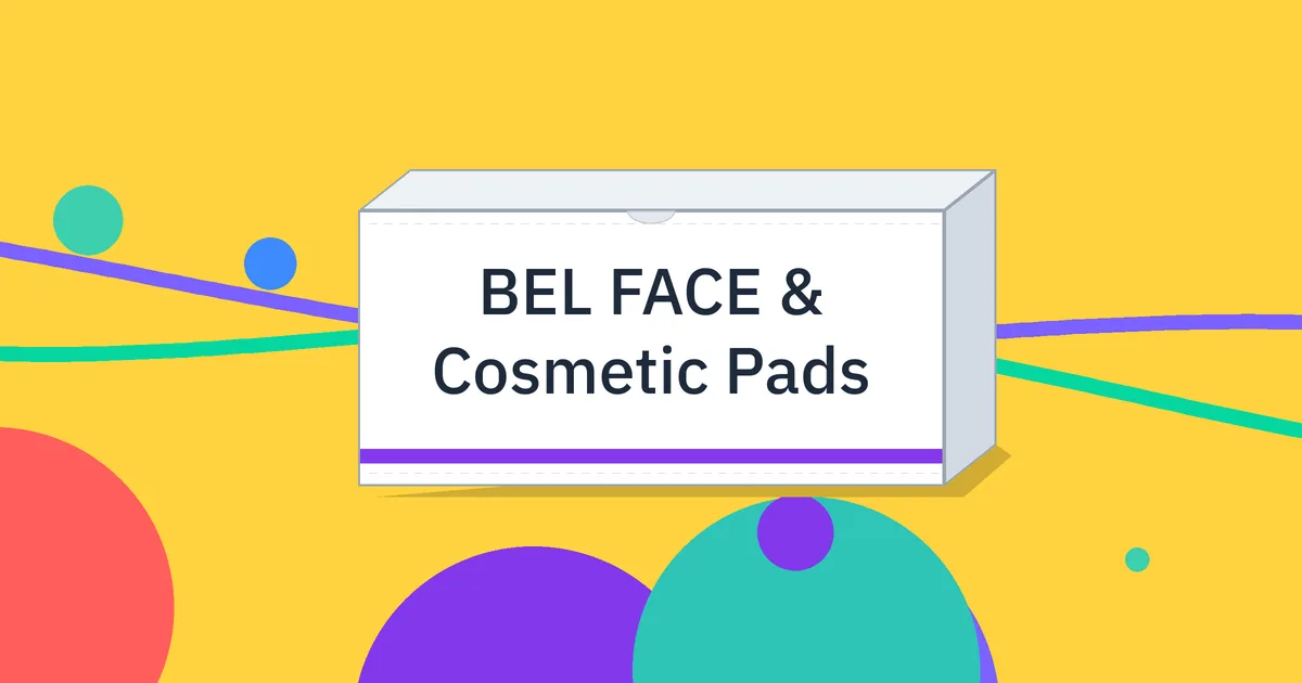 Symbolbild: Packung mit der Aufschrift BEL FACE & Cosmetic Pads (PZN 19626736) – Verfügbarkeit und Bezug in Apotheken in Frankfurt am Main