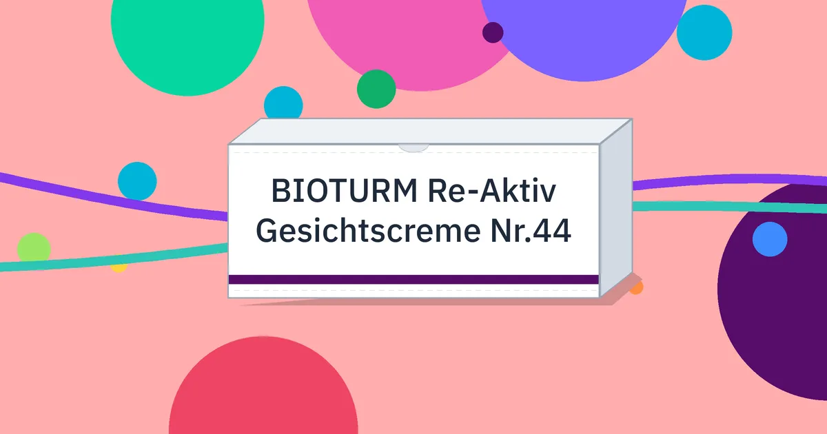 Symbolbild: Packung mit der Aufschrift BIOTURM Re-Aktiv Gesichtscreme Nr.44 (PZN 12309079) – Verfügbarkeit und Bezug in Apotheken in Frankfurt am Main
