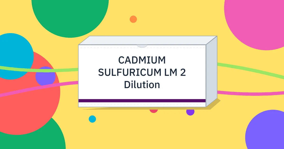 Symbolbild: Packung mit der Aufschrift CADMIUM SULFURICUM LM 2 Dilution (PZN 12798658) – Verfügbarkeit und Bezug in Apotheken in Frankfurt am Main