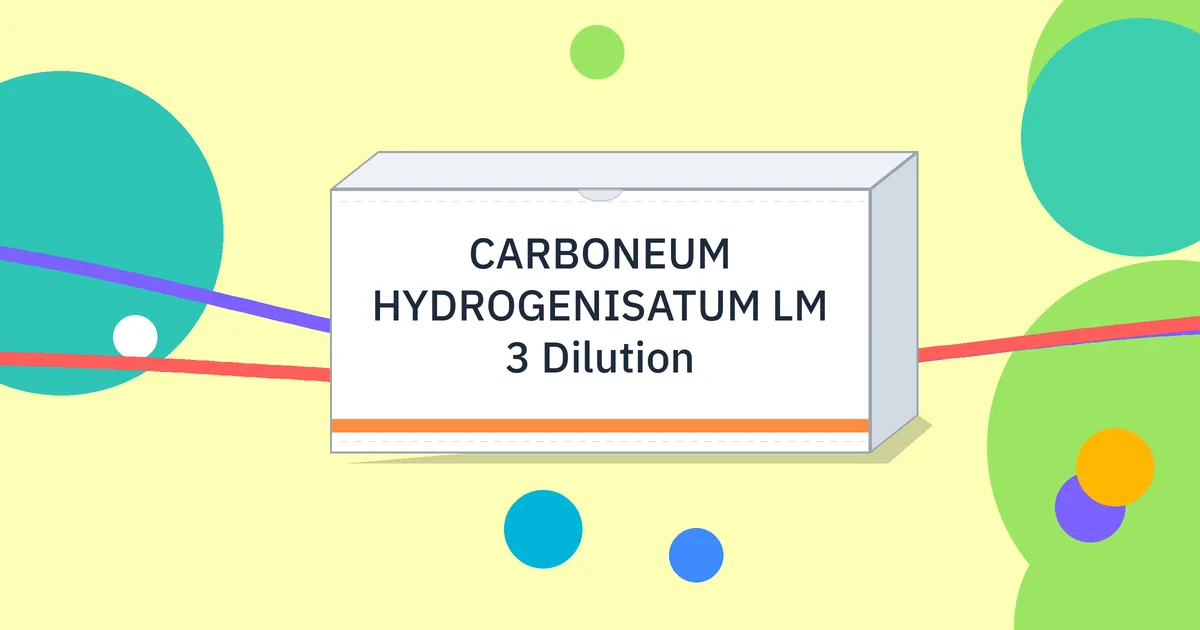 Symbolbild: Packung mit der Aufschrift CARBONEUM HYDROGENISATUM LM 3 Dilution (PZN 13428053) – Verfügbarkeit und Bezug in Apotheken in Frankfurt am Main