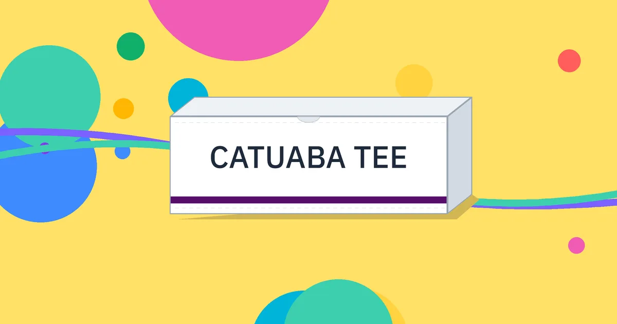 Symbolbild: Packung mit der Aufschrift CATUABA TEE (PZN 07557645) – Verfügbarkeit und Bezug in Apotheken in Frankfurt am Main