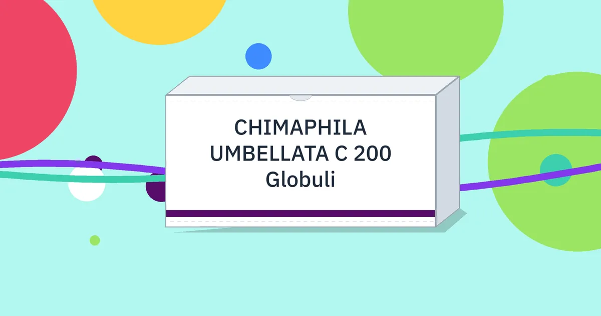 Symbolbild: Packung mit der Aufschrift CHIMAPHILA UMBELLATA C 200 Globuli (PZN 16689989) – Verfügbarkeit und Bezug in Apotheken in Frankfurt am Main