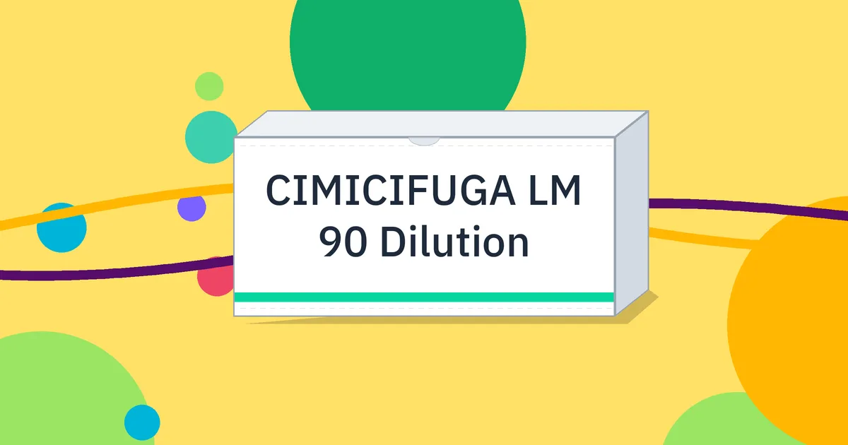 Symbolbild: Packung mit der Aufschrift CIMICIFUGA LM 90 Dilution (PZN 12819343) – Verfügbarkeit und Bezug in Apotheken in Frankfurt am Main