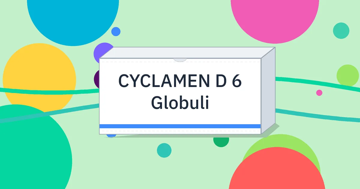 Symbolbild: Packung mit der Aufschrift CYCLAMEN D 6 Globuli (PZN 04214790) – Verfügbarkeit und Bezug in Apotheken in Frankfurt am Main