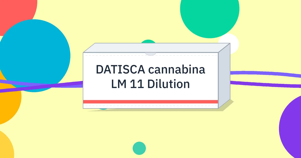 Symbolbild: Packung mit der Aufschrift DATISCA cannabina LM 11 Dilution (PZN 13461903) – Verfügbarkeit und Bezug in Apotheken in Frankfurt am Main