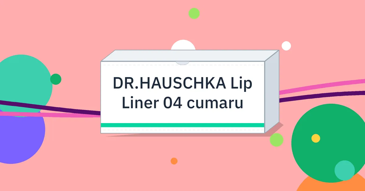 Symbolbild: Packung mit der Aufschrift DR.HAUSCHKA Lip Liner 04 cumaru (PZN 18651293) – Verfügbarkeit und Bezug in Apotheken in Frankfurt am Main