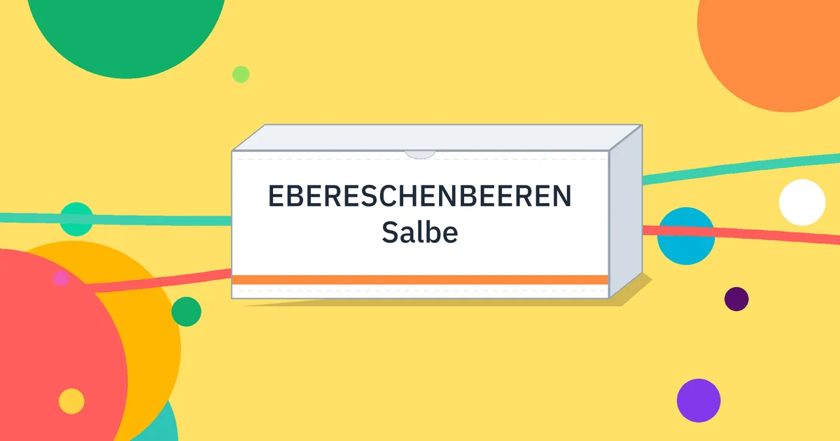 Symbolbild: Packung mit der Aufschrift EBERESCHENBEEREN Salbe (PZN 18090920) – Verfügbarkeit und Bezug in Apotheken in Frankfurt am Main