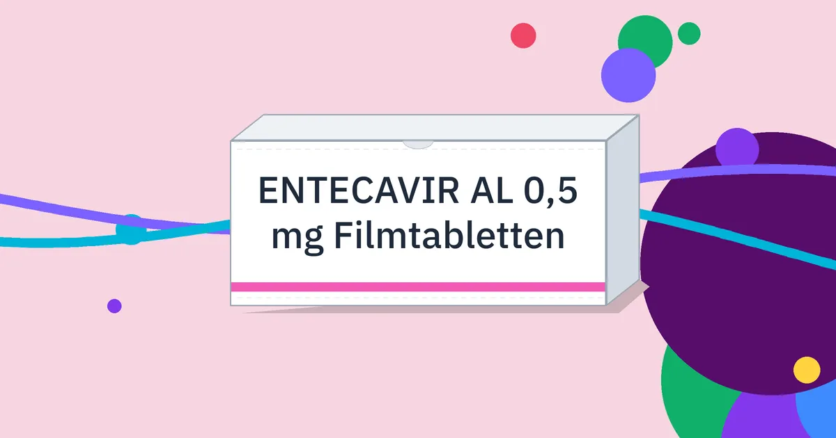 Symbolbild: Packung mit der Aufschrift ENTECAVIR AL 0,5 mg Filmtabletten (PZN 19521032) – Verfügbarkeit und Bezug in Apotheken in Frankfurt am Main