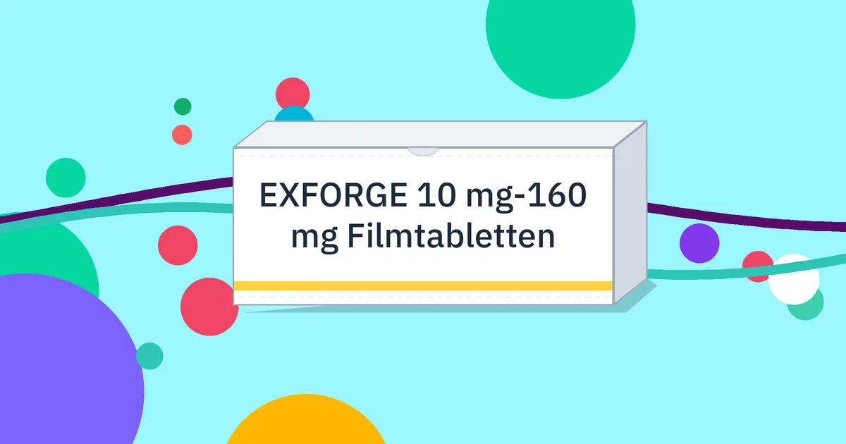 Symbolbild: Packung mit der Aufschrift EXFORGE 10 mg-160 mg Filmtabletten (PZN 06142681) – Verfügbarkeit und Bezug in Apotheken in Frankfurt am Main