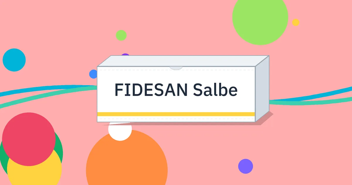 Symbolbild: Packung mit der Aufschrift FIDESAN Salbe (PZN 02462176) – Verfügbarkeit und Bezug in Apotheken in Frankfurt am Main