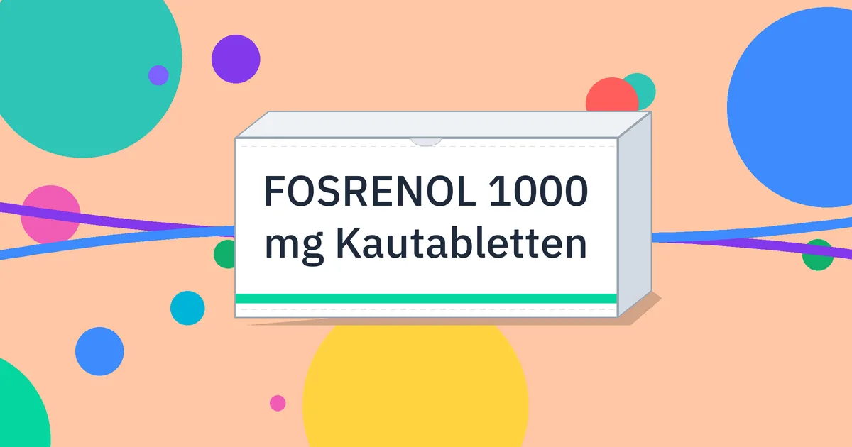 Symbolbild: Packung mit der Aufschrift FOSRENOL 1000 mg Kautabletten (PZN 10759074) – Verfügbarkeit und Bezug in Apotheken in Frankfurt am Main