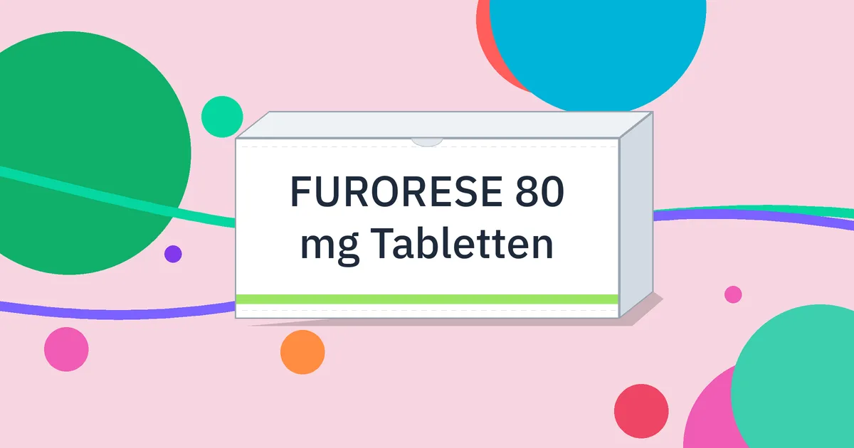 Symbolbild: Packung mit der Aufschrift FURORESE 80 mg Tabletten (PZN 03030177) – Verfügbarkeit und Bezug in Apotheken in Frankfurt am Main