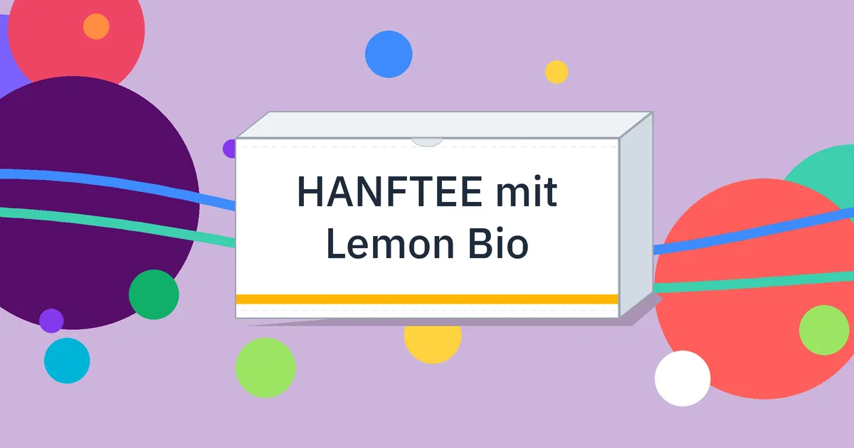 Symbolbild: Packung mit der Aufschrift HANFTEE mit Lemon Bio (PZN 12373700) – Verfügbarkeit und Bezug in Apotheken in Frankfurt am Main