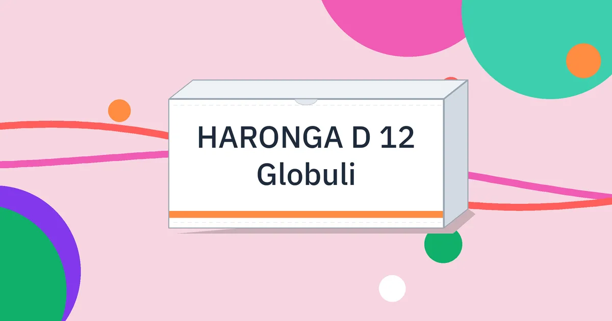 Symbolbild: Packung mit der Aufschrift HARONGA D 12 Globuli (PZN 01857820) – Verfügbarkeit und Bezug in Apotheken in Frankfurt am Main