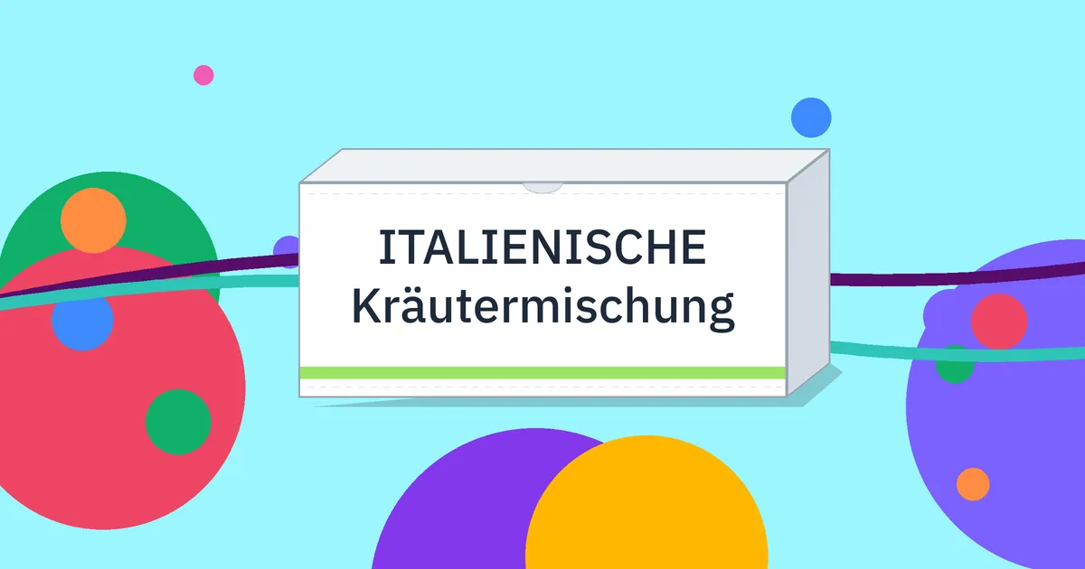 Symbolbild: Packung mit der Aufschrift ITALIENISCHE Kräutermischung (PZN 04097367) – Verfügbarkeit und Bezug in Apotheken in Frankfurt am Main