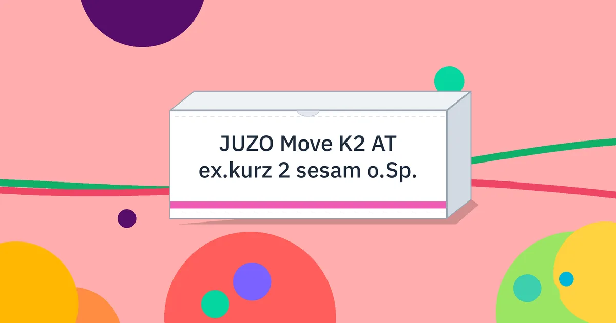 Symbolbild: Packung mit der Aufschrift JUZO Move K2 AT ex.kurz 2 sesam o.Sp. (PZN 20672285) – Verfügbarkeit und Bezug in Apotheken in Frankfurt am Main