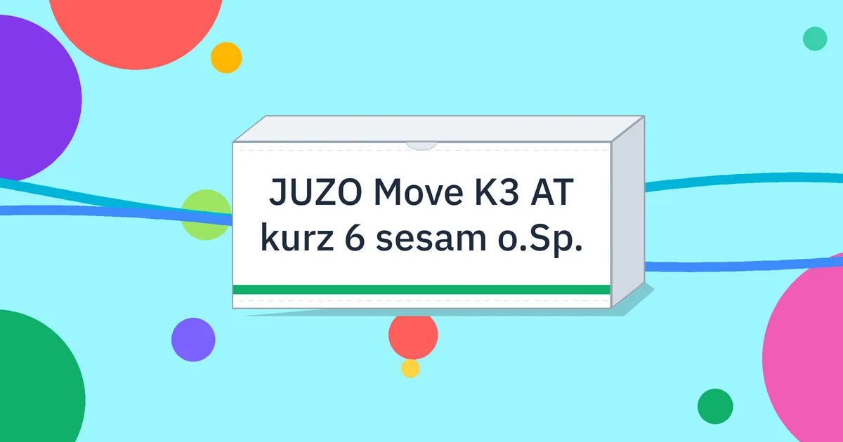 Symbolbild: Packung mit der Aufschrift JUZO Move K3 AT kurz 6 sesam o.Sp. (PZN 20684704) – Verfügbarkeit und Bezug in Apotheken in Frankfurt am Main