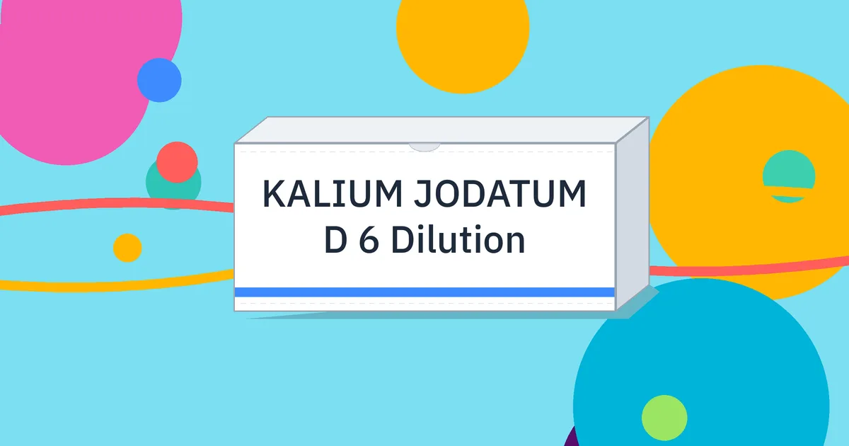 Symbolbild: Packung mit der Aufschrift KALIUM JODATUM D 6 Dilution (PZN 02810217) – Verfügbarkeit und Bezug in Apotheken in Frankfurt am Main
