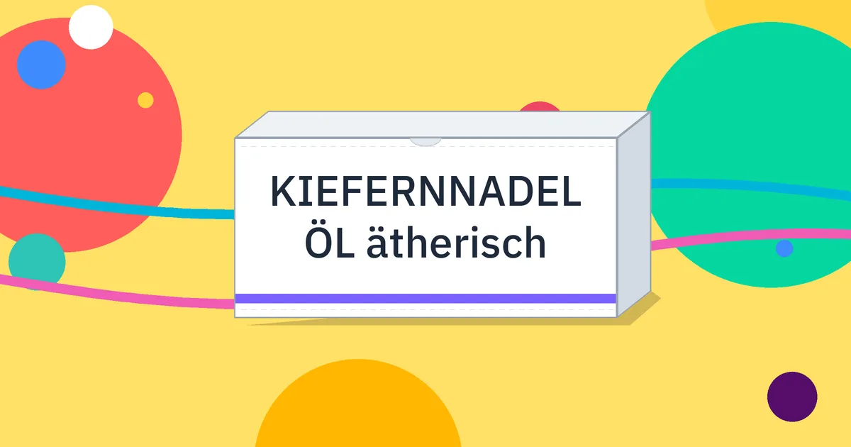 Symbolbild: Packung mit der Aufschrift KIEFERNNADEL ÖL ätherisch (PZN 15236820) – Verfügbarkeit und Bezug in Apotheken in Frankfurt am Main