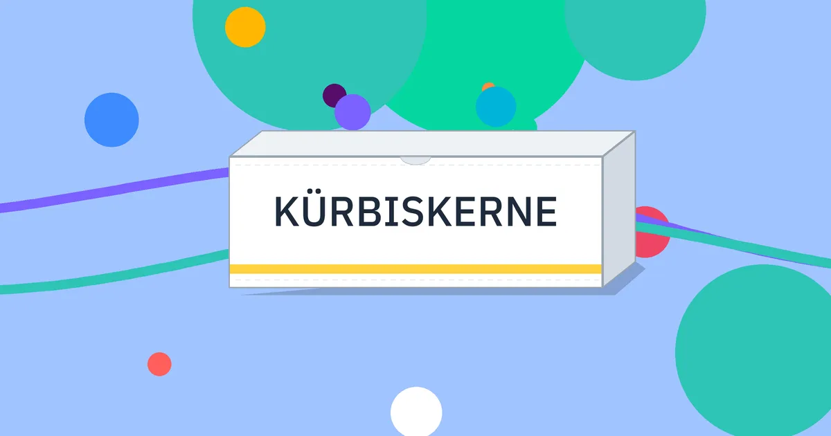 Symbolbild: Packung mit der Aufschrift KÜRBISKERNE (PZN 04625429) – Verfügbarkeit und Bezug in Apotheken in Frankfurt am Main