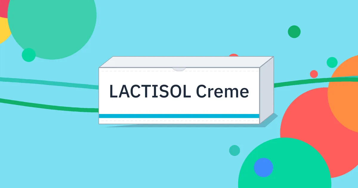 Symbolbild: Packung mit der Aufschrift LACTISOL Creme (PZN 05027363) – Verfügbarkeit und Bezug in Apotheken in Frankfurt am Main