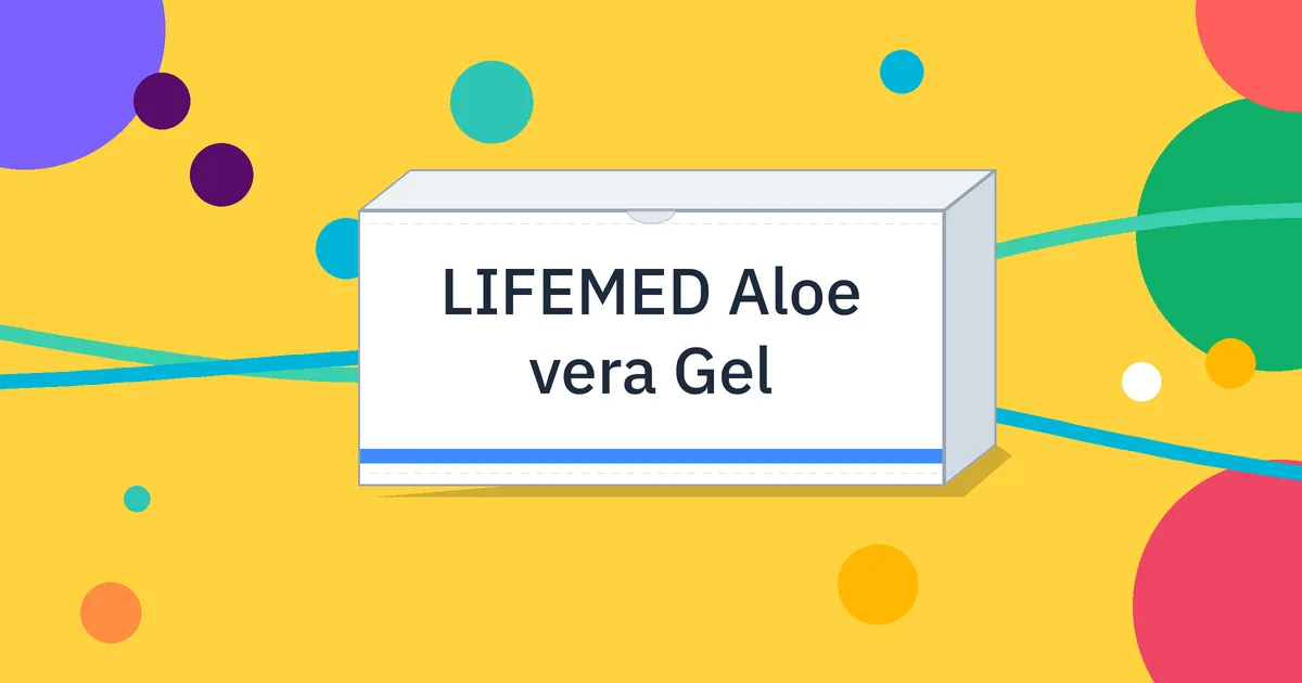Symbolbild: Packung mit der Aufschrift LIFEMED Aloe vera Gel (PZN 19382352) – Verfügbarkeit und Bezug in Apotheken in Frankfurt am Main