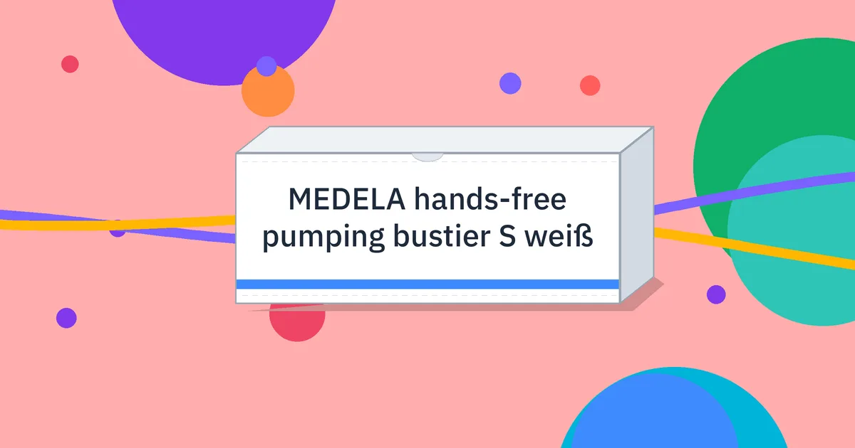 Symbolbild: Packung mit der Aufschrift MEDELA hands-free pumping bustier S weiß (PZN 18269027) – Verfügbarkeit und Bezug in Apotheken in Frankfurt am Main