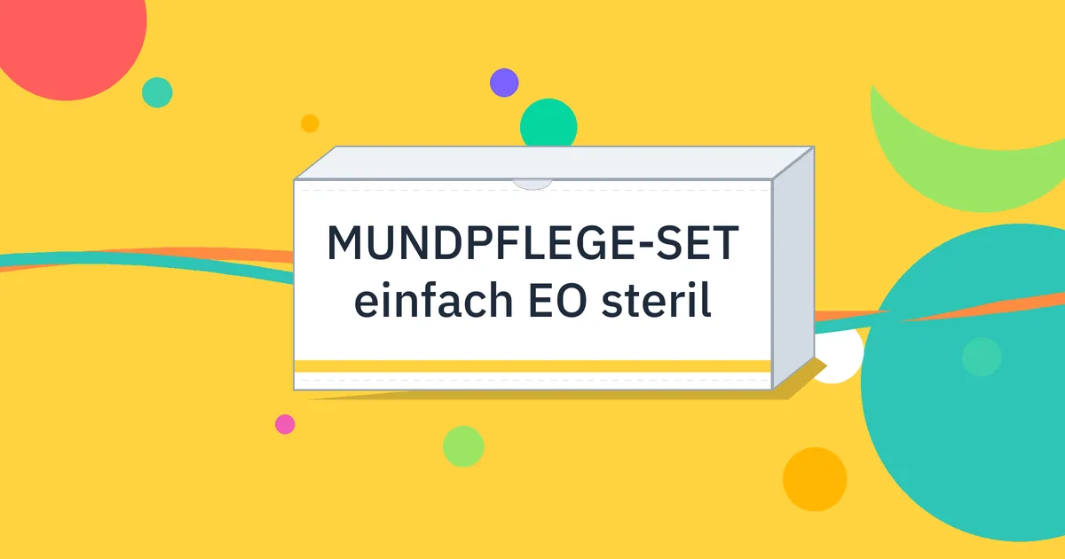 Symbolbild: Packung mit der Aufschrift MUNDPFLEGE-SET einfach EO steril (PZN 19229202) – Verfügbarkeit und Bezug in Apotheken in Frankfurt am Main