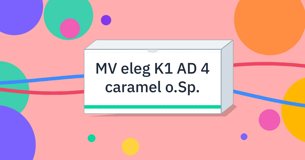 Symbolbild: Packung mit der Aufschrift MV eleg K1 AD 4 caramel o.Sp. (PZN 00528327) – Verfügbarkeit und Bezug in Apotheken in Frankfurt am Main