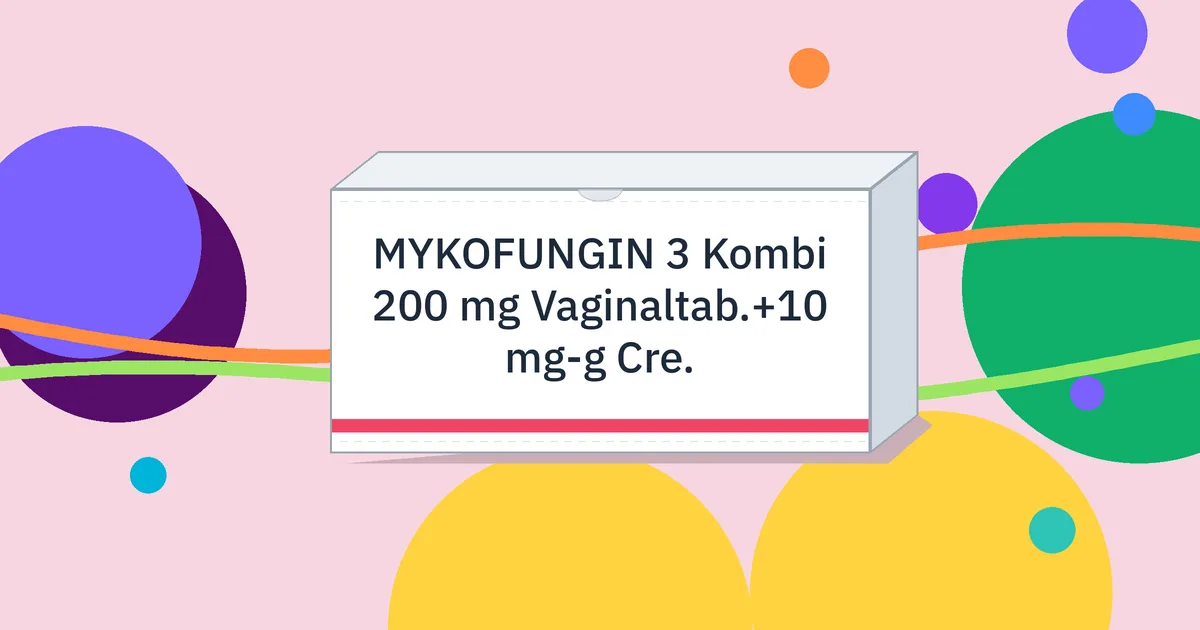 Symbolbild: Packung mit der Aufschrift MYKOFUNGIN 3 Kombi 200 mg Vaginaltab.+10 mg-g Cre. (PZN 13832268) – Verfügbarkeit und Bezug in Apotheken in Frankfurt am Main