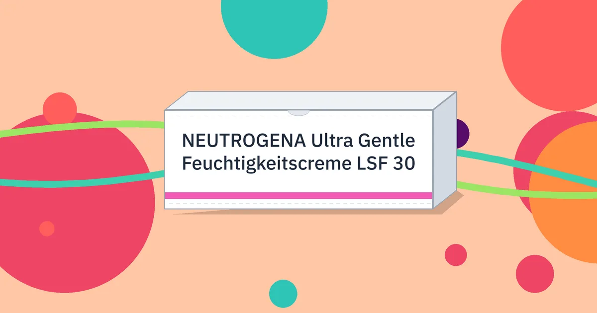 Symbolbild: Packung mit der Aufschrift NEUTROGENA Ultra Gentle Feuchtigkeitscreme LSF 30 (PZN 20415950) – Verfügbarkeit und Bezug in Apotheken in Frankfurt am Main