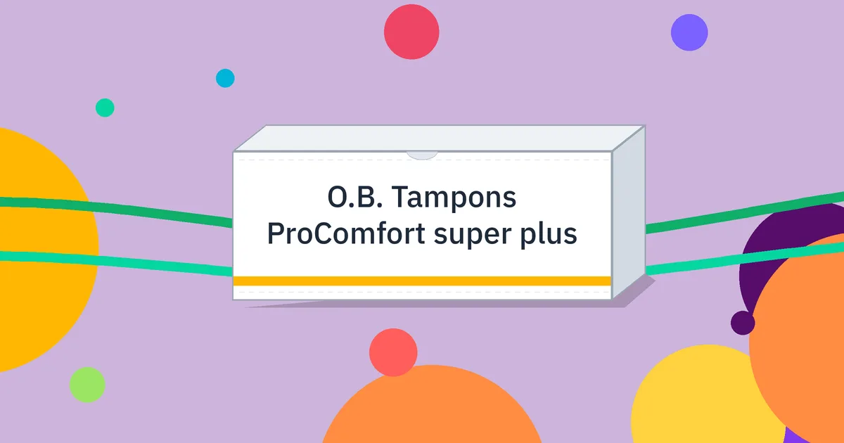Symbolbild: Packung mit der Aufschrift O.B. Tampons ProComfort super plus (PZN 04259545) – Verfügbarkeit und Bezug in Apotheken in Frankfurt am Main