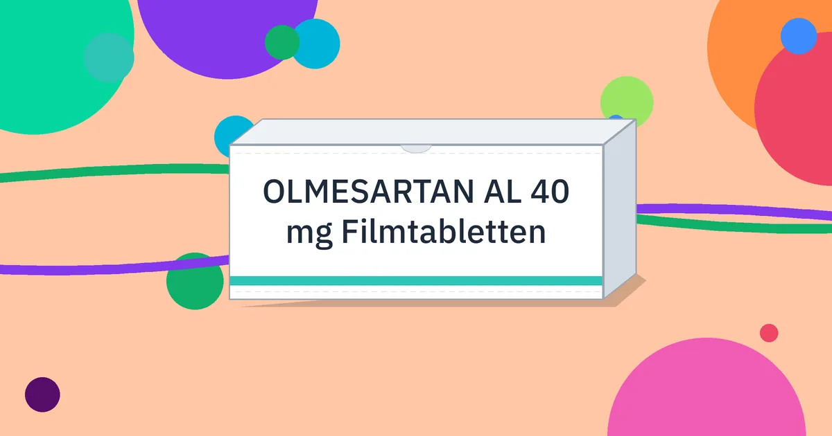 Symbolbild: Packung mit der Aufschrift OLMESARTAN AL 40 mg Filmtabletten (PZN 12572078) – Verfügbarkeit und Bezug in Apotheken in Frankfurt am Main