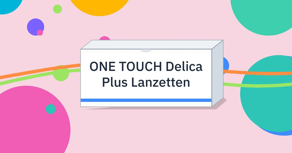 Symbolbild: Packung mit der Aufschrift ONE TOUCH Delica Plus Lanzetten (PZN 17515777) – Verfügbarkeit und Bezug in Apotheken in Frankfurt am Main