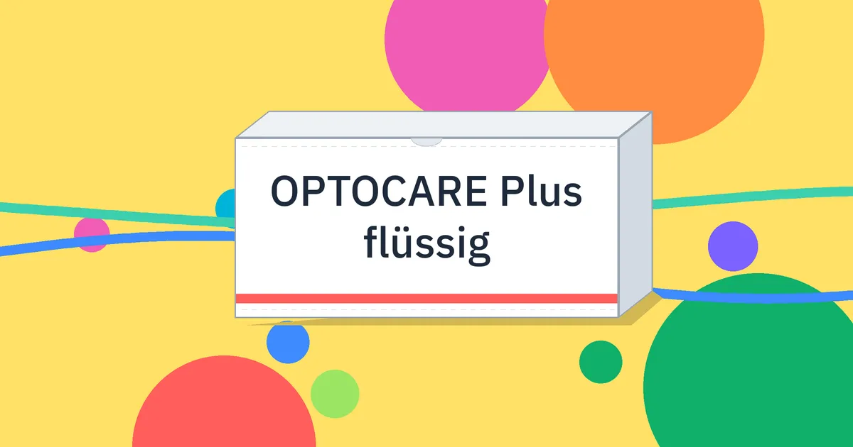 Symbolbild: Packung mit der Aufschrift OPTOCARE Plus flüssig (PZN 01028868) – Verfügbarkeit und Bezug in Apotheken in Frankfurt am Main