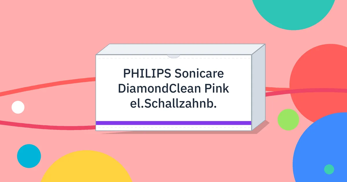 Symbolbild: Packung mit der Aufschrift PHILIPS Sonicare DiamondClean Pink el.Schallzahnb. (PZN 11381040) – Verfügbarkeit und Bezug in Apotheken in Frankfurt am Main