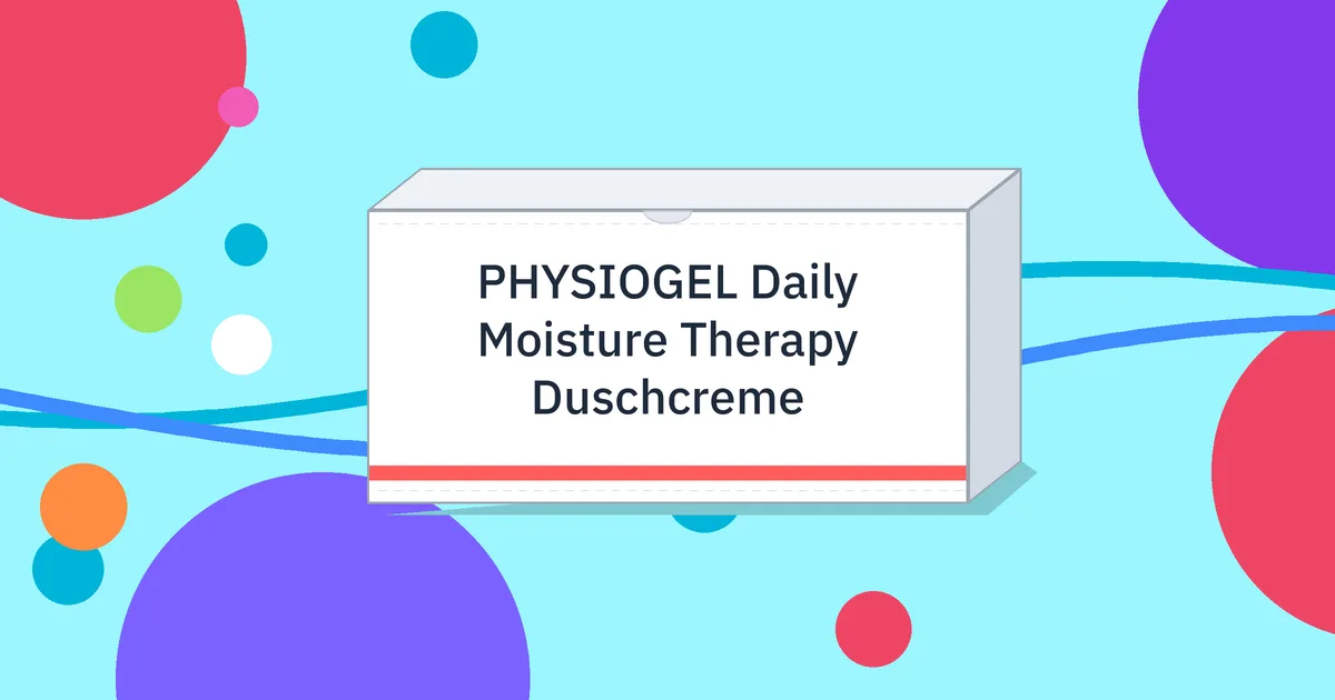 Symbolbild: Packung mit der Aufschrift PHYSIOGEL Daily Moisture Therapy Duschcreme (PZN 04359100) – Verfügbarkeit und Bezug in Apotheken in Frankfurt am Main