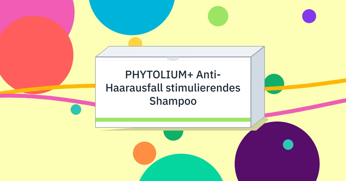 Symbolbild: Packung mit der Aufschrift PHYTOLIUM+ Anti-Haarausfall stimulierendes Shampoo (PZN 16804255) – Verfügbarkeit und Bezug in Apotheken in Frankfurt am Main