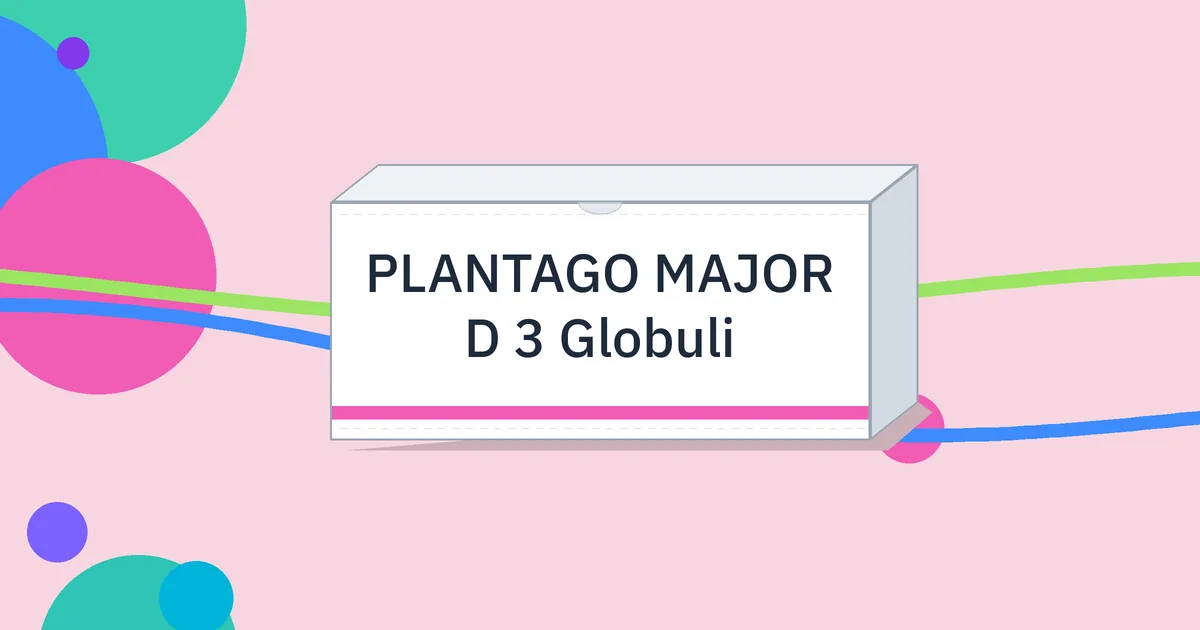 Symbolbild: Packung mit der Aufschrift PLANTAGO MAJOR D 3 Globuli (PZN 04232204) – Verfügbarkeit und Bezug in Apotheken in Frankfurt am Main