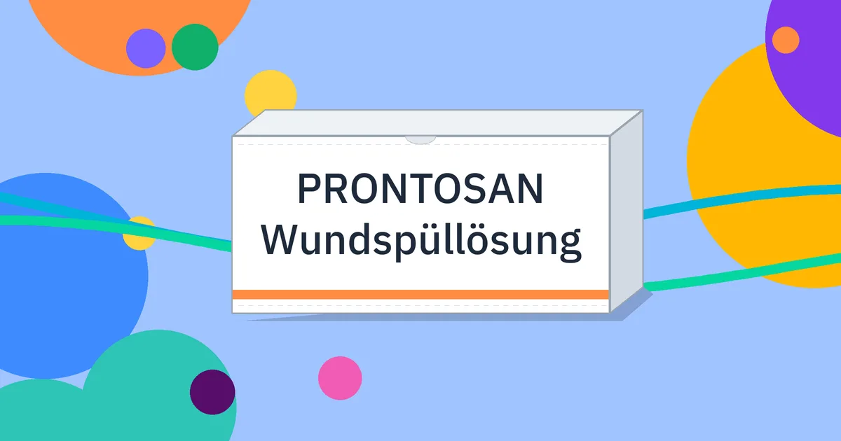 Symbolbild: Packung mit der Aufschrift PRONTOSAN Wundspüllösung (PZN 18065997) – Verfügbarkeit und Bezug in Apotheken in Frankfurt am Main