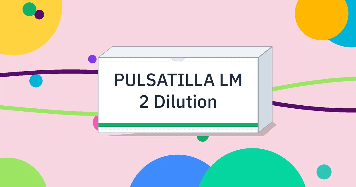 Symbolbild: Packung mit der Aufschrift PULSATILLA LM 2 Dilution (PZN 13044134) – Verfügbarkeit und Bezug in Apotheken in Frankfurt am Main