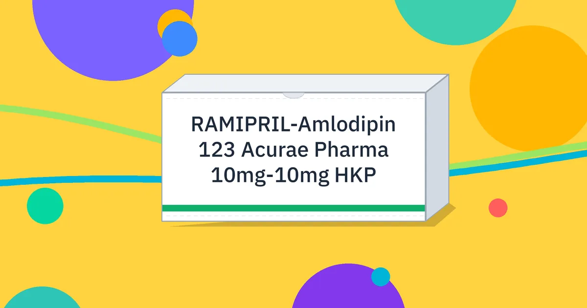 Symbolbild: Packung mit der Aufschrift RAMIPRIL-Amlodipin 123 Acurae Pharma 10mg-10mg HKP (PZN 19835658) – Verfügbarkeit und Bezug in Apotheken in Frankfurt am Main
