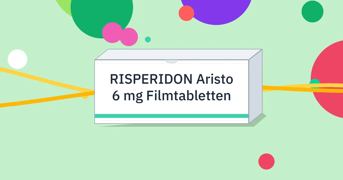 Symbolbild: Packung mit der Aufschrift RISPERIDON Aristo 6 mg Filmtabletten (PZN 11259095) – Verfügbarkeit und Bezug in Apotheken in Frankfurt am Main