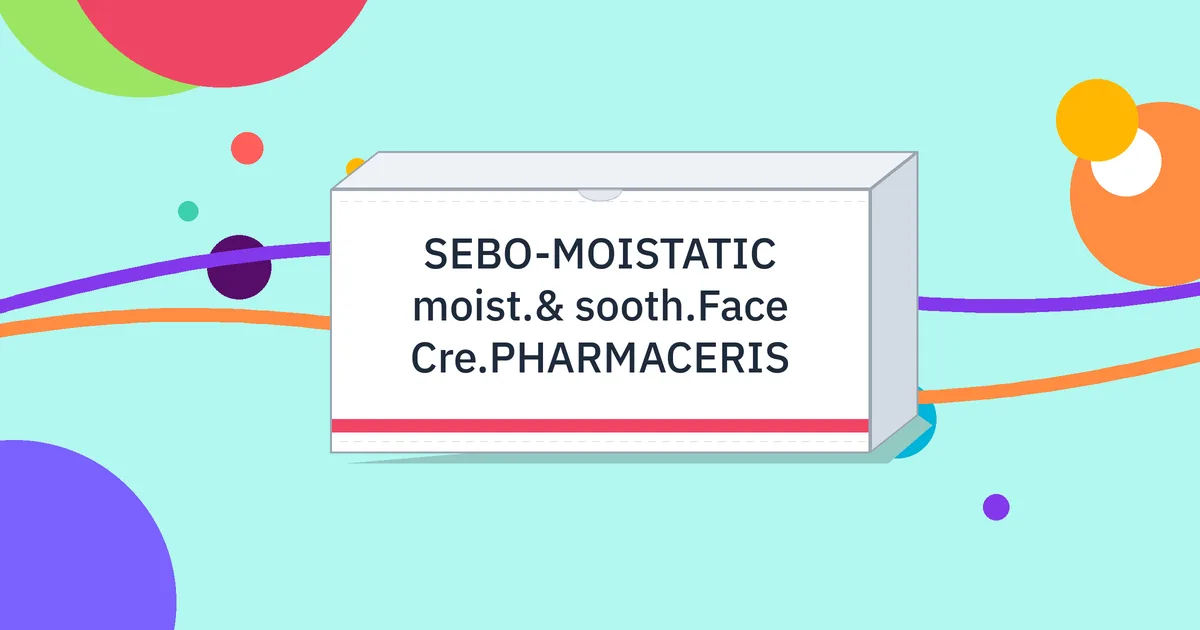 Symbolbild: Packung mit der Aufschrift SEBO-MOISTATIC moist.& sooth.Face Cre.PHARMACERIS (PZN 16390523) – Verfügbarkeit und Bezug in Apotheken in Frankfurt am Main