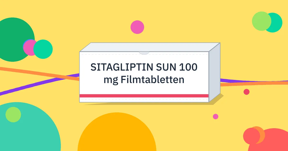 Symbolbild: Packung mit der Aufschrift SITAGLIPTIN SUN 100 mg Filmtabletten (PZN 18027011) – Verfügbarkeit und Bezug in Apotheken in Frankfurt am Main