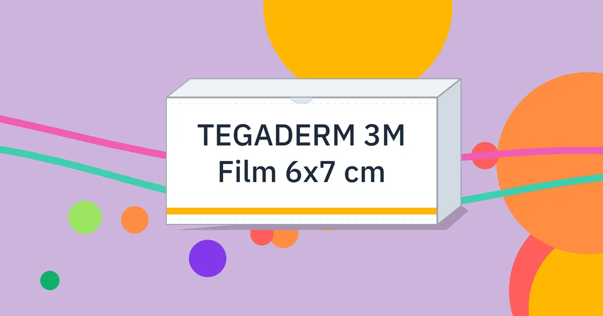 Symbolbild: Packung mit der Aufschrift TEGADERM 3M Film 6x7 cm (PZN 19827819) – Verfügbarkeit und Bezug in Apotheken in Frankfurt am Main