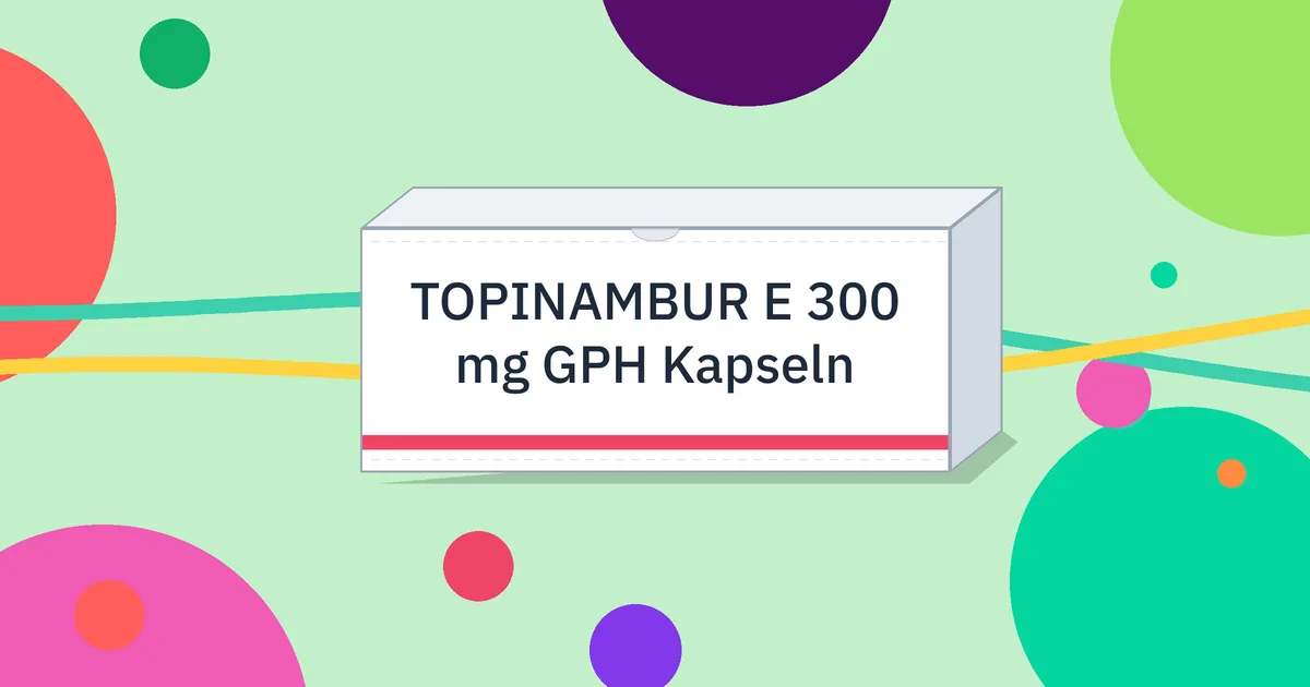 Symbolbild: Packung mit der Aufschrift TOPINAMBUR E 300 mg GPH Kapseln (PZN 01642551) – Verfügbarkeit und Bezug in Apotheken in Frankfurt am Main